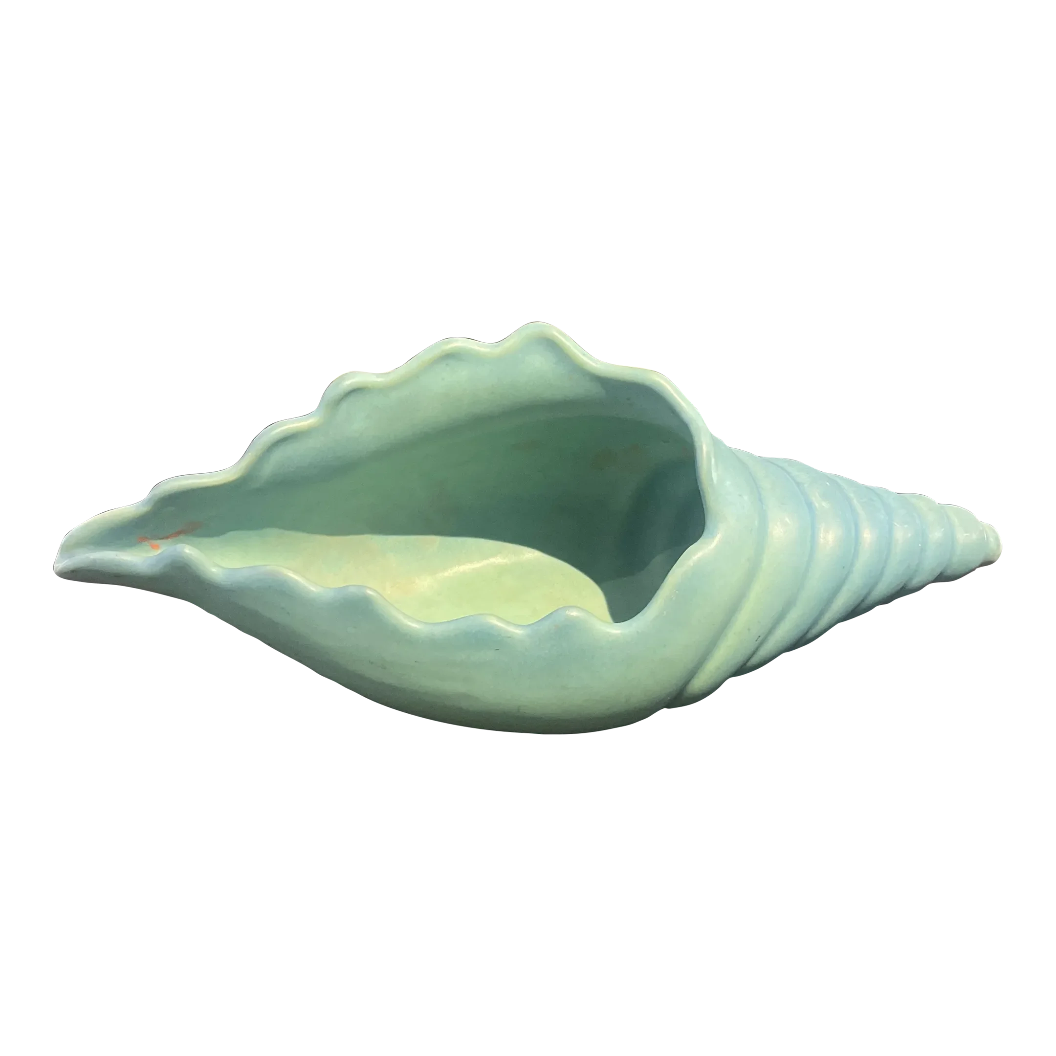 1940s Vintage Van Briggle Pottery Shell Planter | Chairish