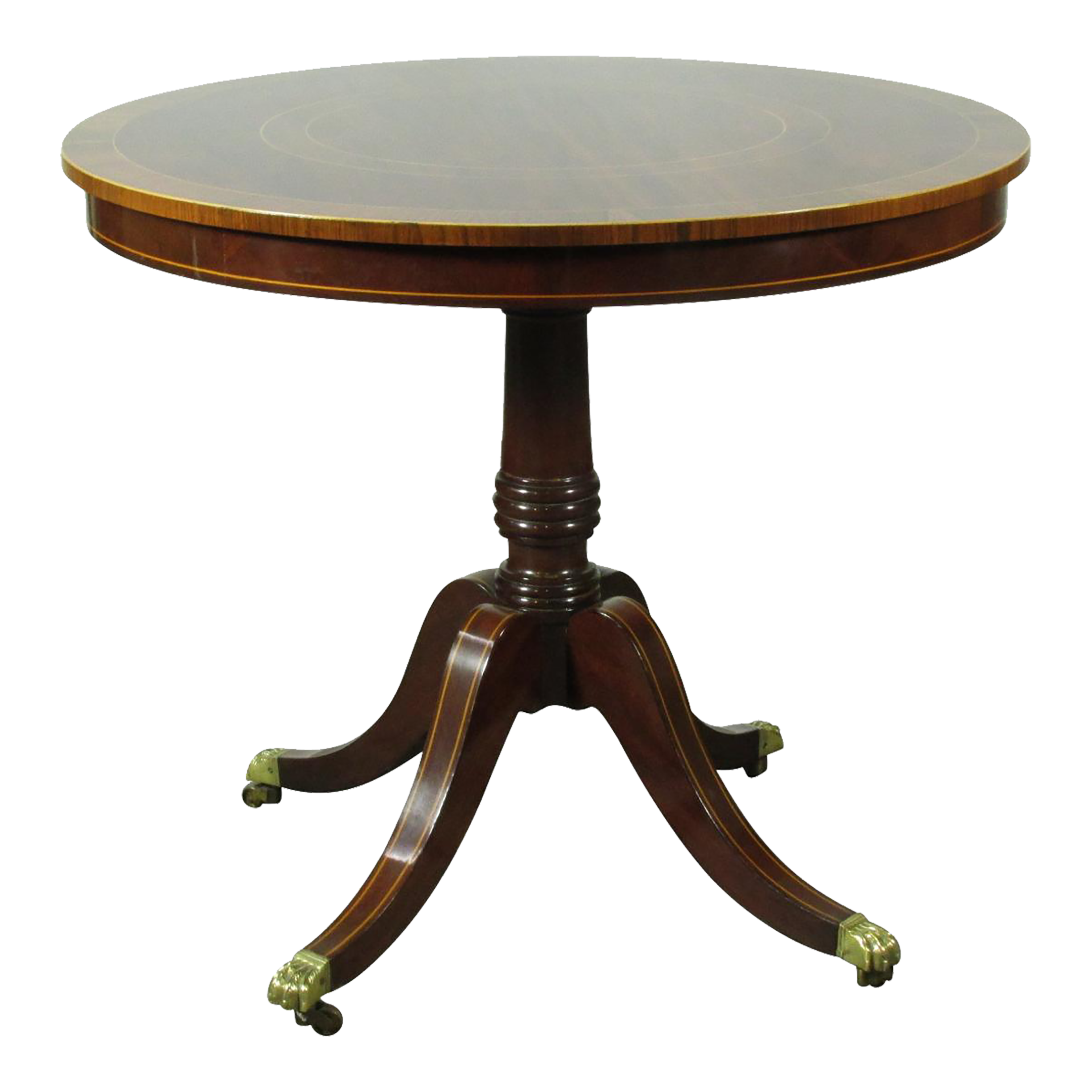 1940s English Regency Style Occasional Table | Chairish