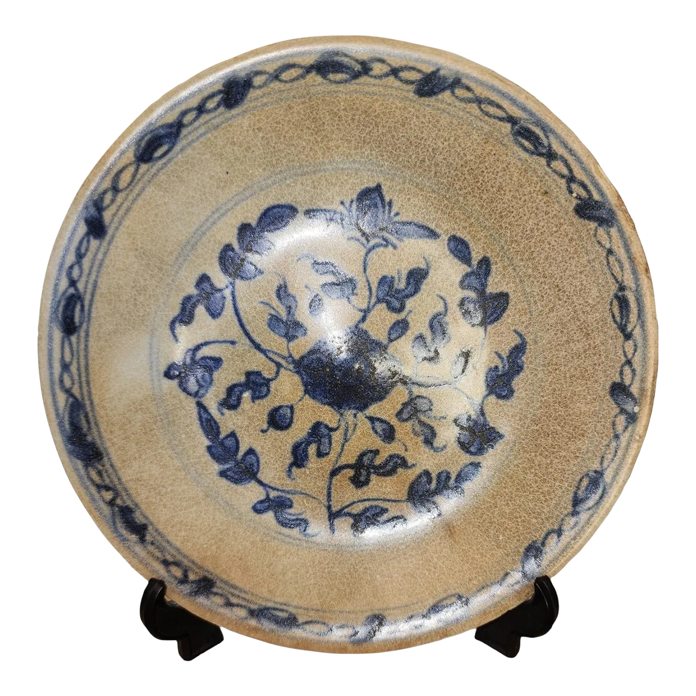 18th Century Tek Sing Shipwreck Saucer Dish | Chairish