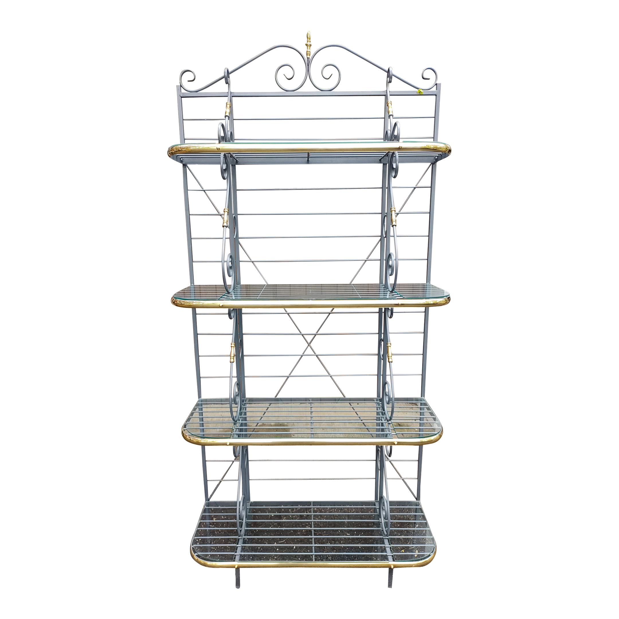 1980s Vintage Baker's Rack | Chairish