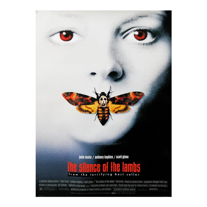 1991 The Silence of the Lambs Poster | Chairish