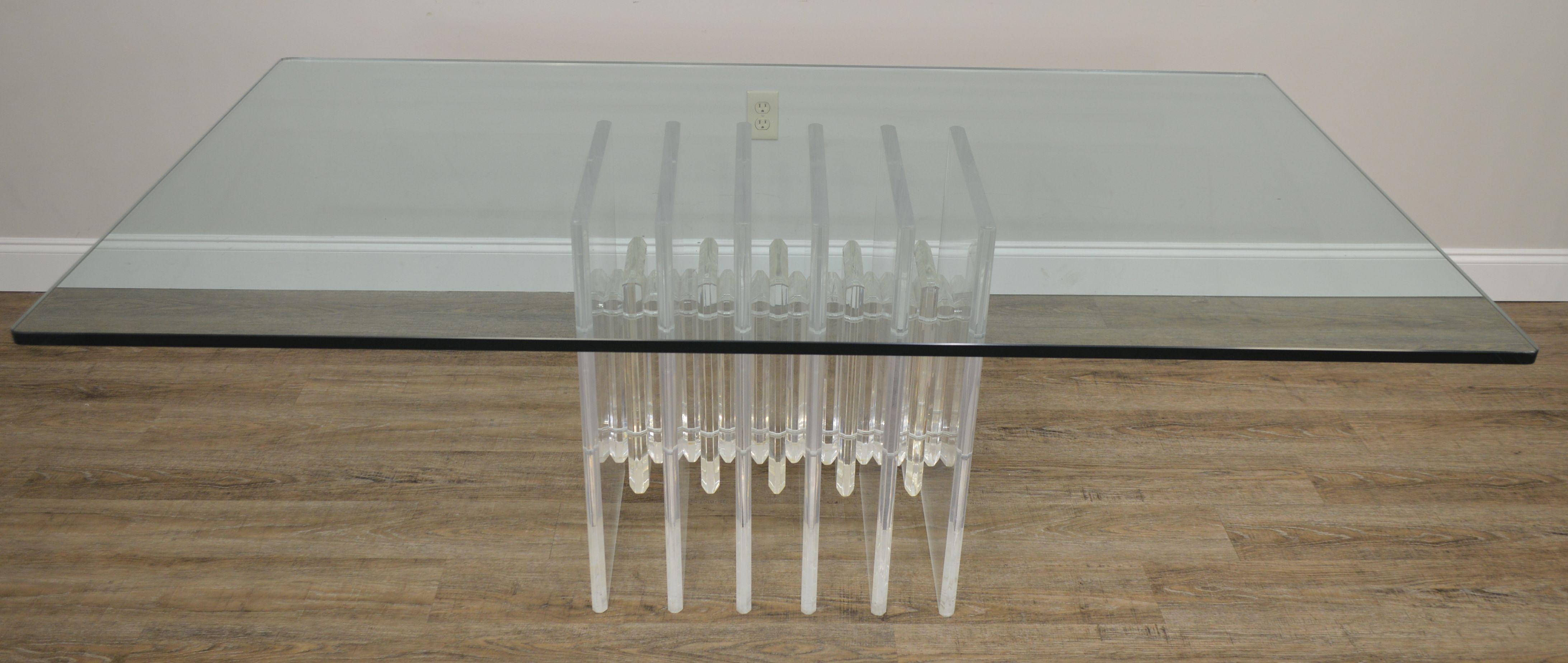 Acrylic Dining Table Base