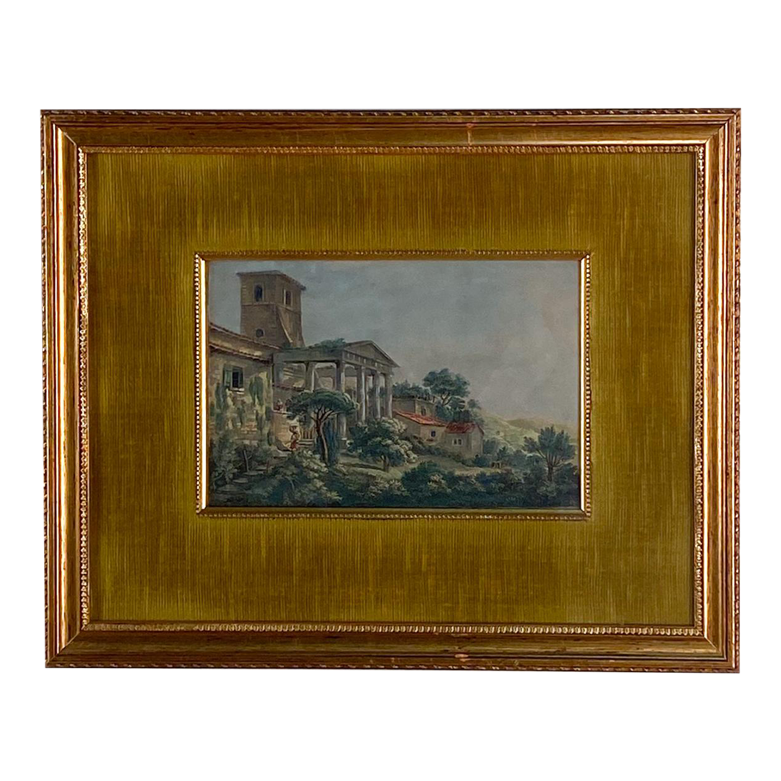 18th or 19th Century Hand-Colored Italian Engraving | Chairish