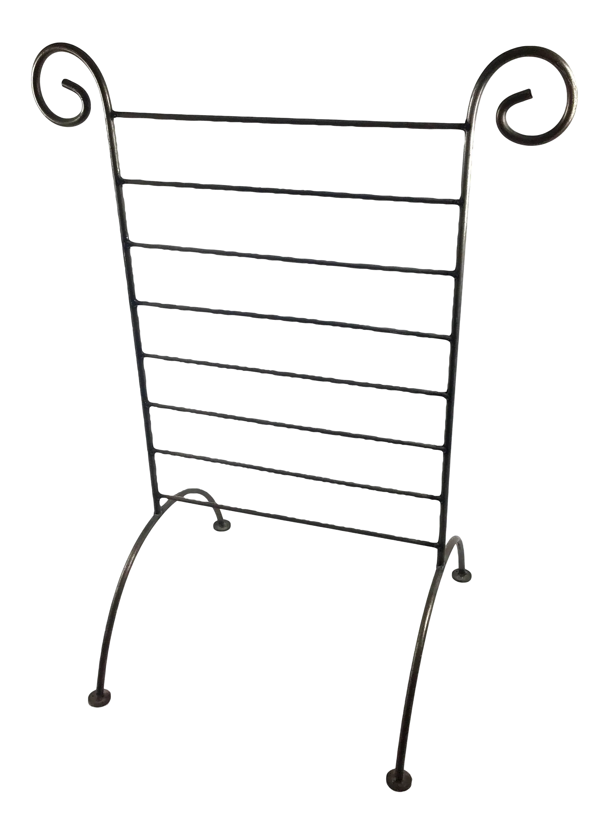 Vintage 1950s Bronze Magazine Rack | Chairish