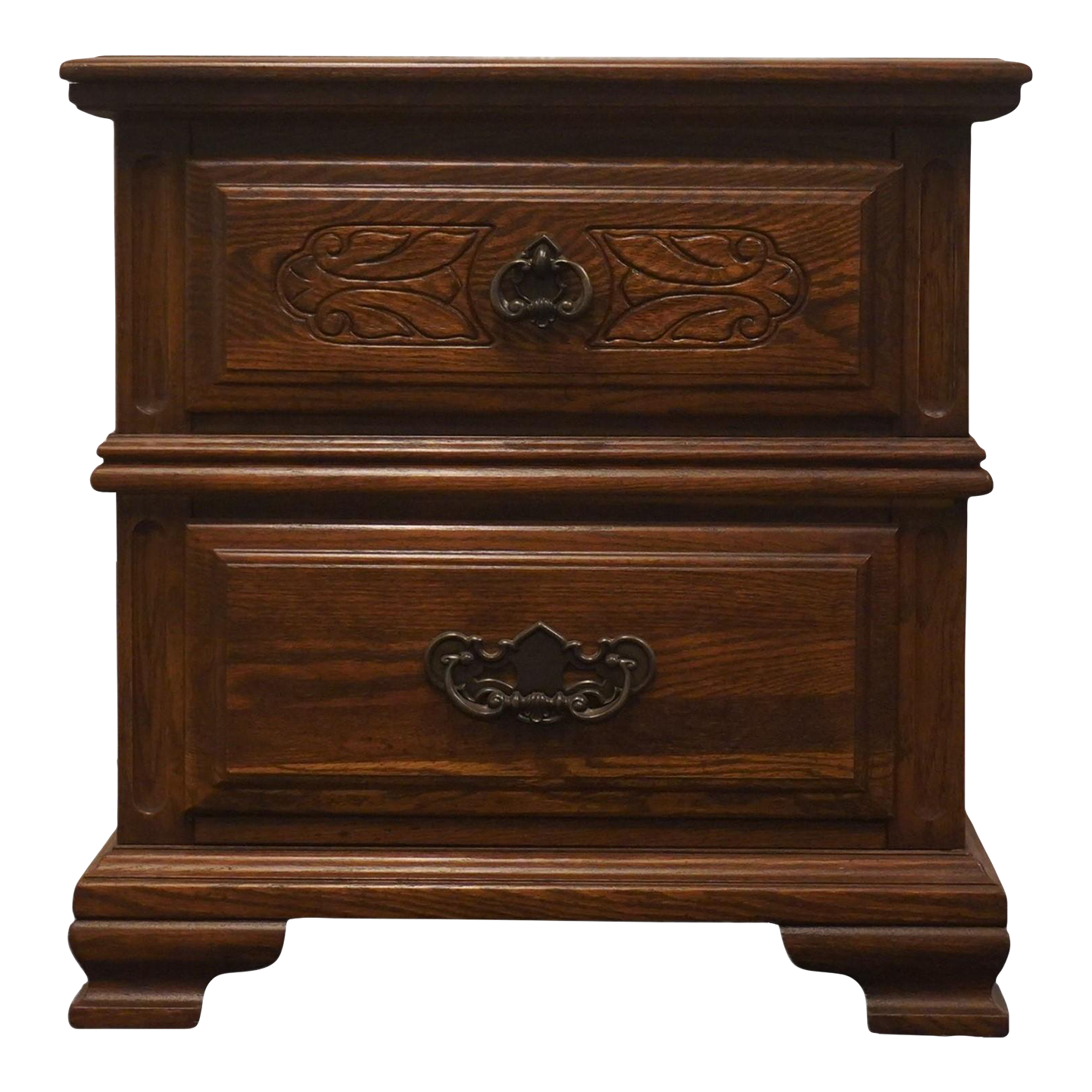 Sumter Cabinet Solid Walnut Rustic Country Style 24" Two Drawer ...