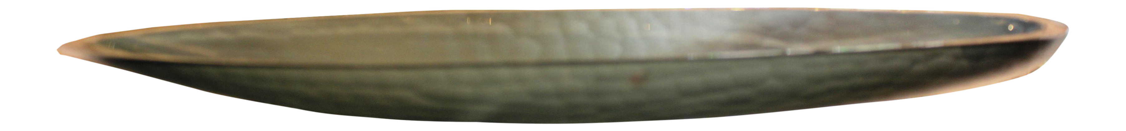 Contemporary Murano Glass Canoe Centerpiece | Chairish