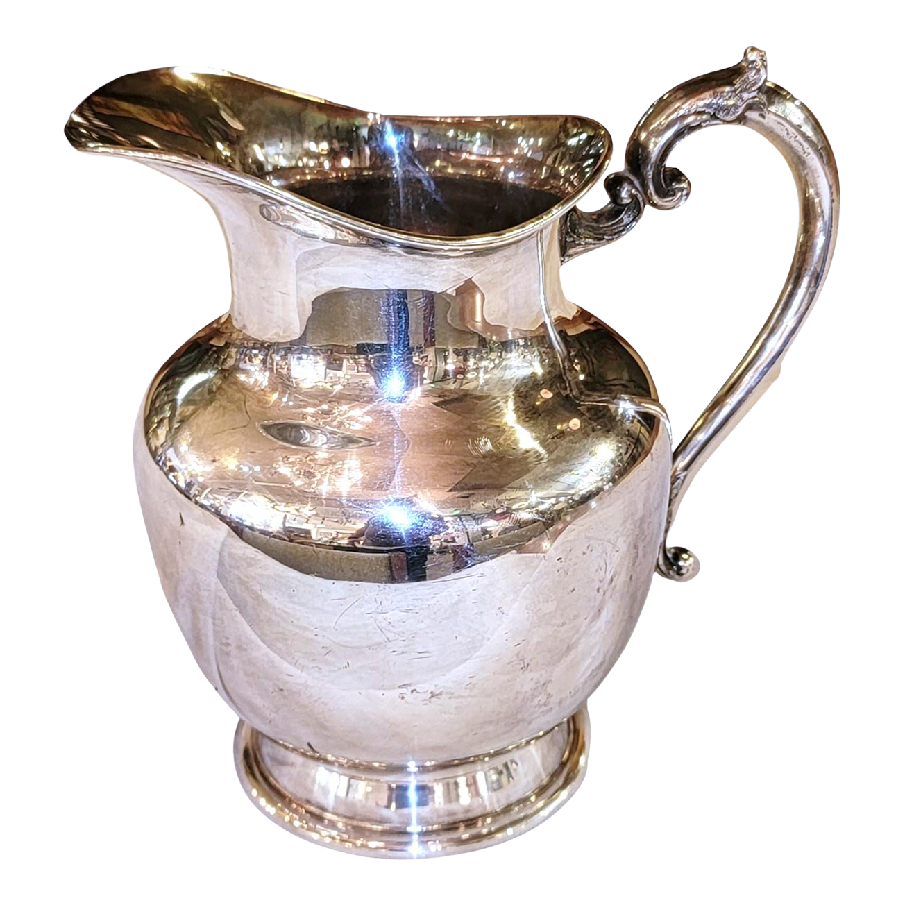 1950s Silverplate Creamer Pitcher | Chairish