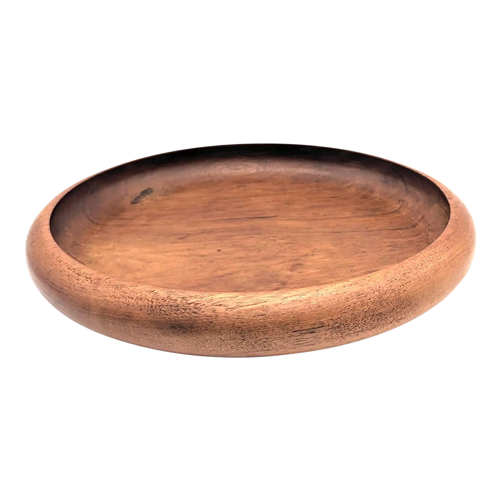 1950s Scandinavian Teak Wood Nut Bowl | Chairish