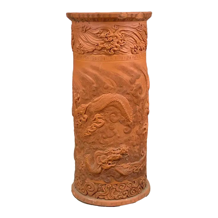 19th Century Japanese Meiji Era Dragon Embellished Tokoname Terracotta ...