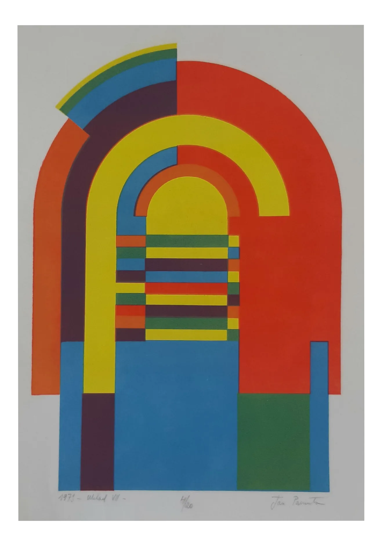 Jan Pamula, Structure VII, 1979, Mixed Media | Chairish