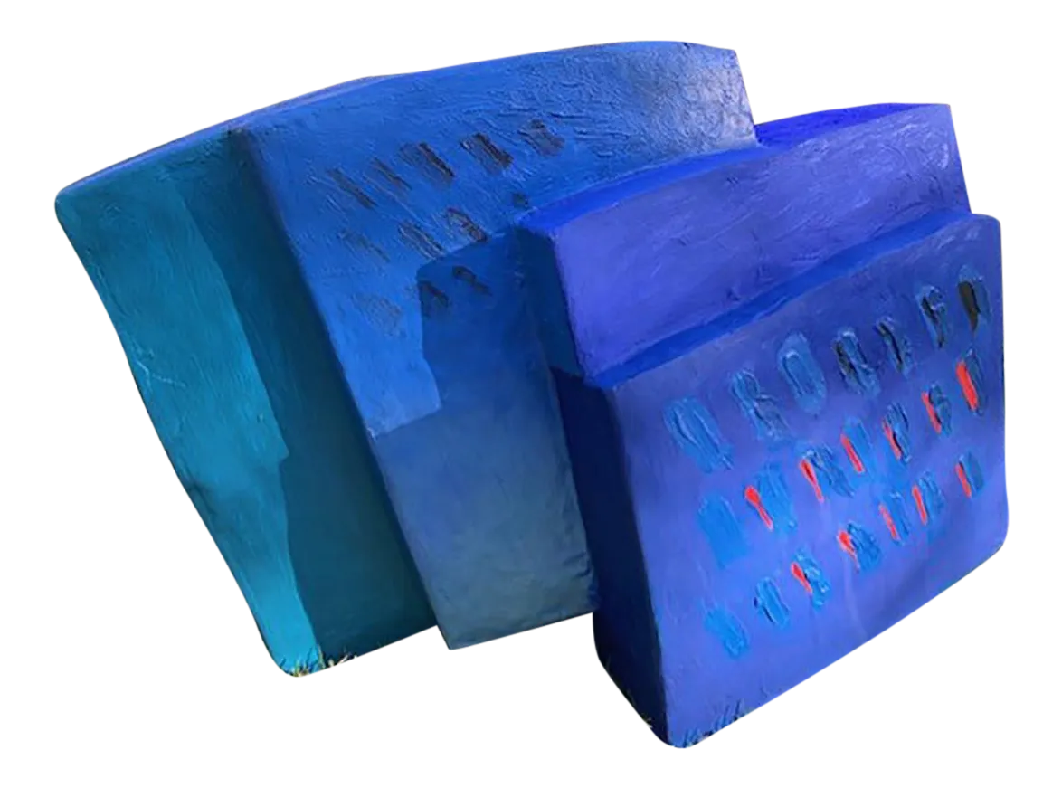 1980s Calman Shemi Dinamics Squaris Sculpture | Chairish