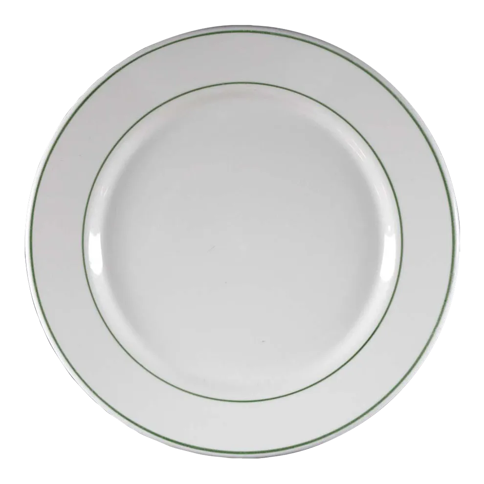 1940s Buffalo China Restaurant Ware A-12 White Round Plate | Chairish