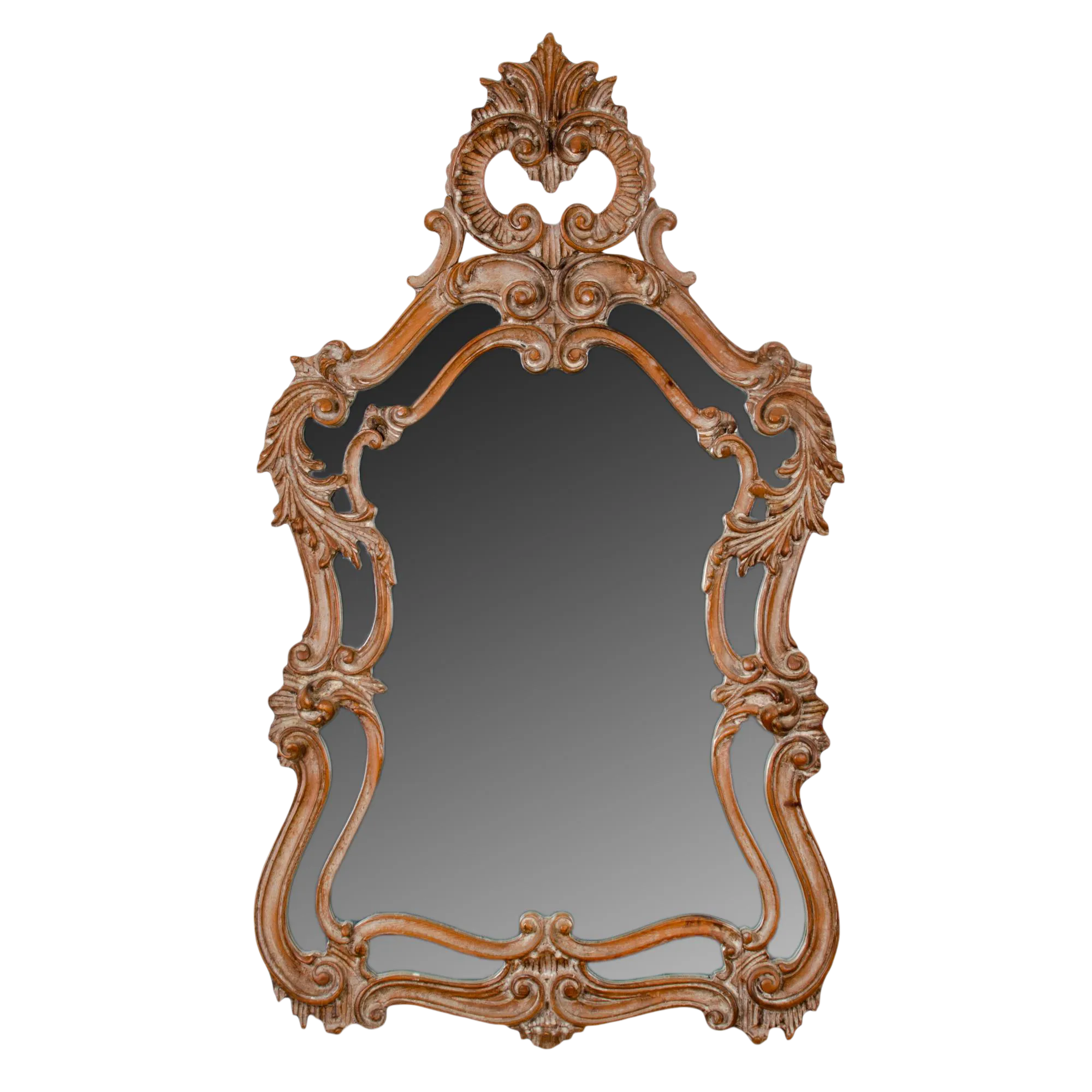 1980s Italian Rococo Wall Mirror | Chairish