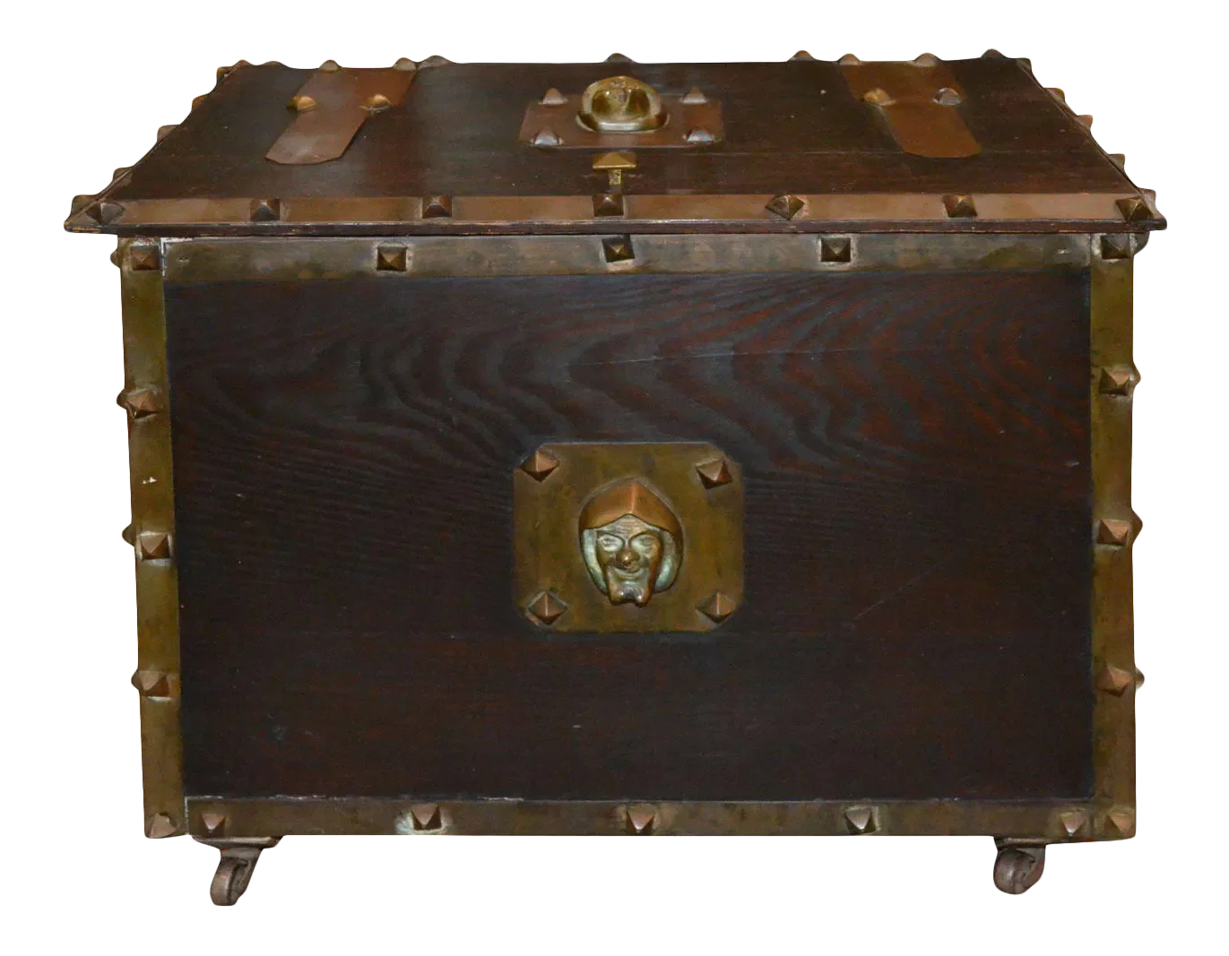 Early 20th Century Franciscan Friar Storage Box | Chairish