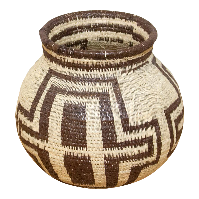 Finely Woven Tribal Embera Basket | Chairish