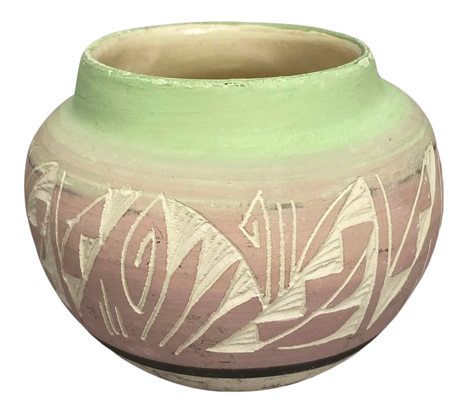 Vintage 1990s Ute Mountain Pottery Native American Signed Hand Painted ...