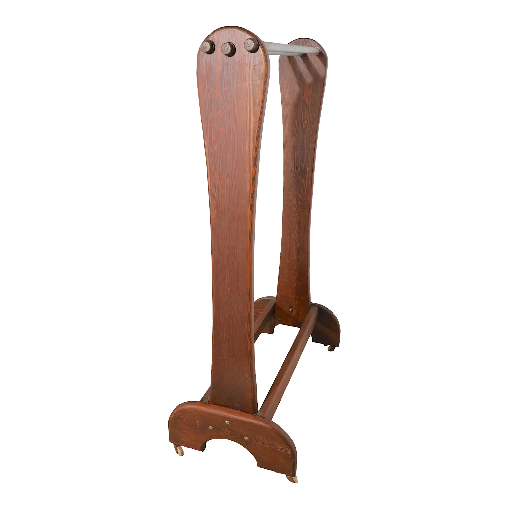 Groovy Home Made Clothes Rack Circa 1970's | Chairish