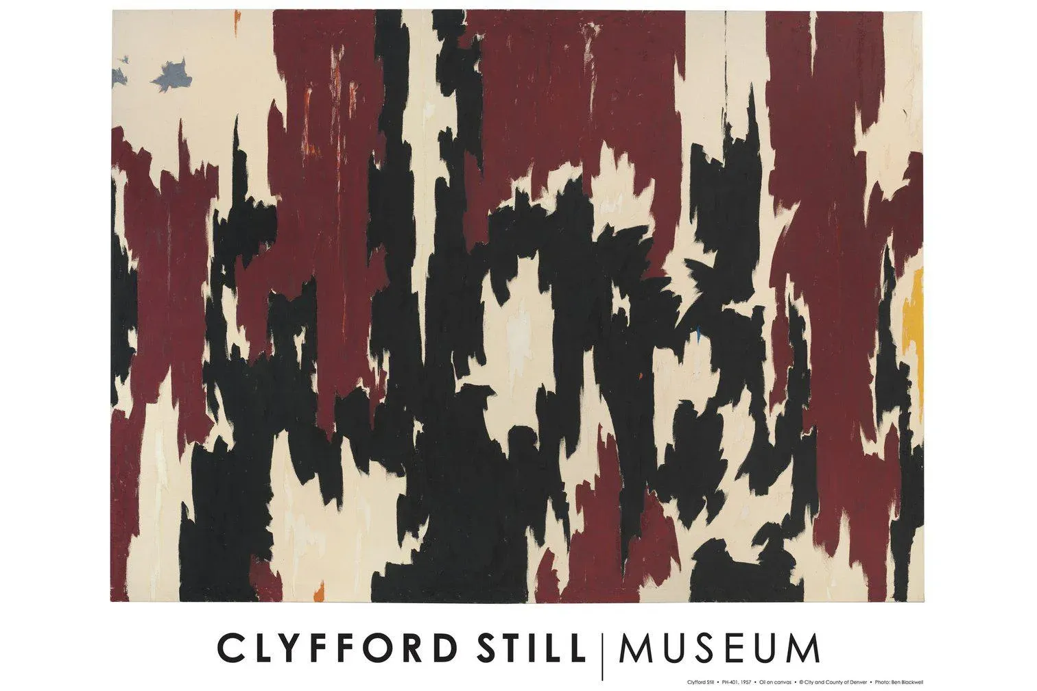 "Ph-401" Clyfford Still Museum Poster | Chairish