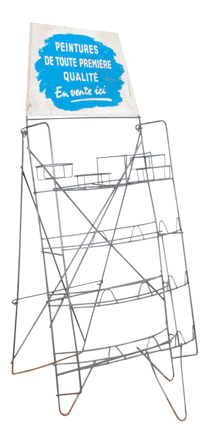 1950s Vintage French Display | Chairish