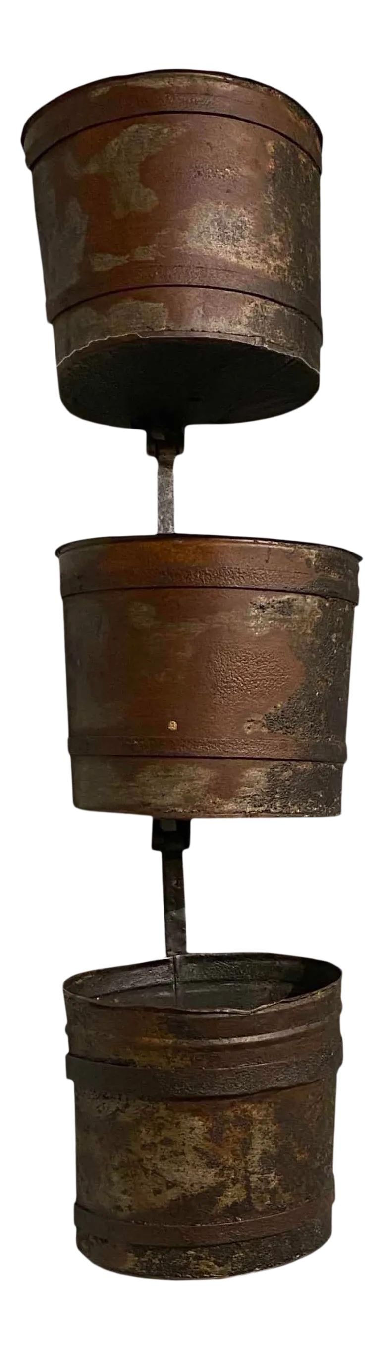 French Water Mill Buckets - Set of 3 | Chairish