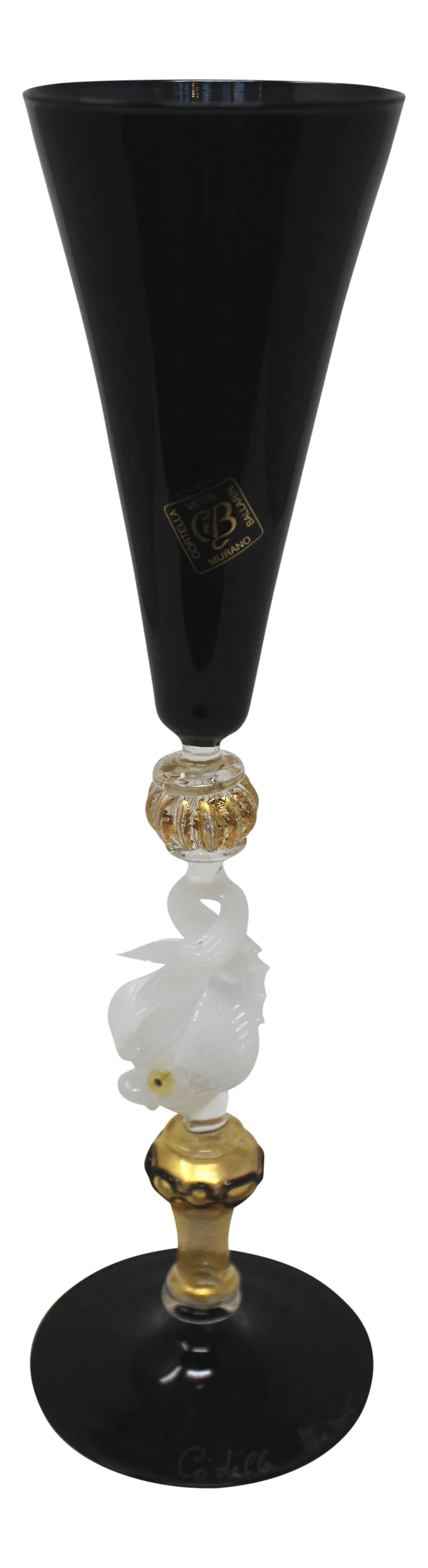 Contemporary Murano Glass Chalice | Chairish