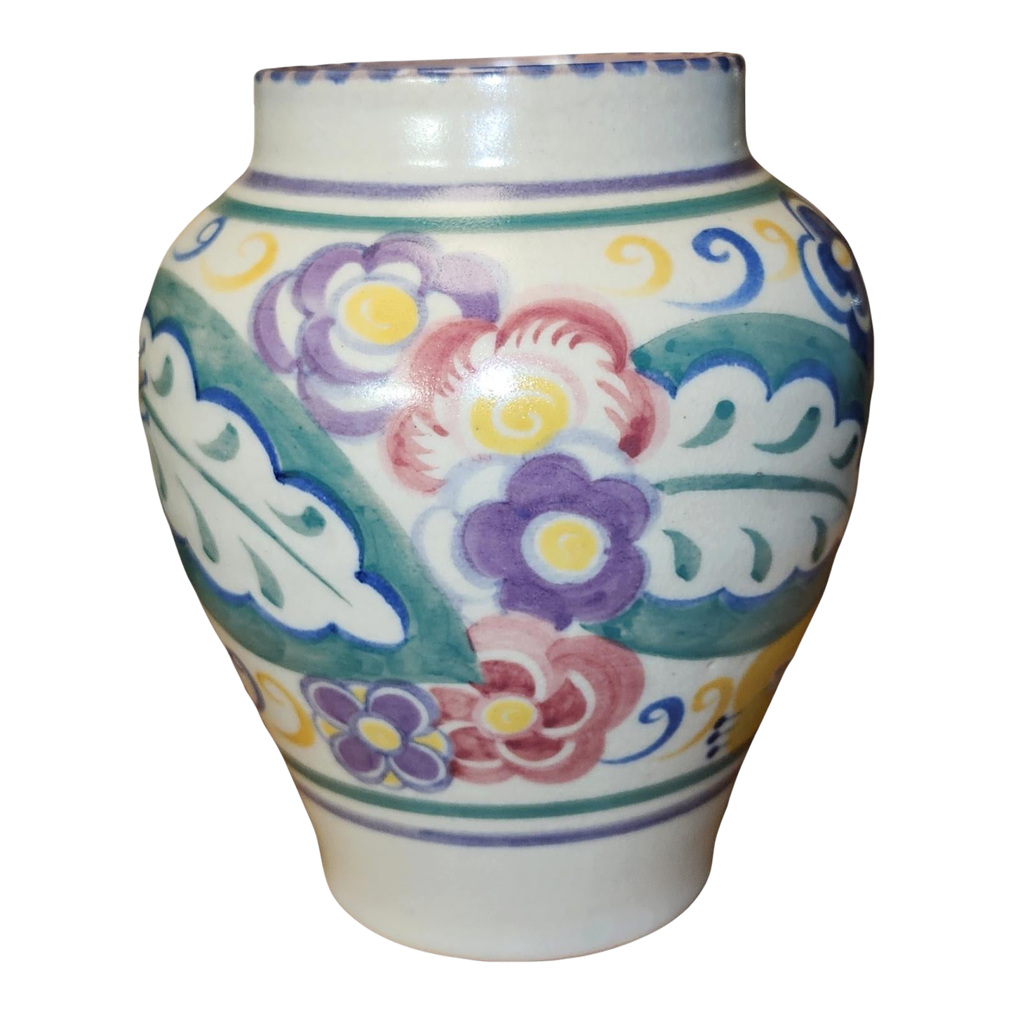 1920s Poole Pottery Carter Stabler Adams Vase - Truda Adams Carter ...