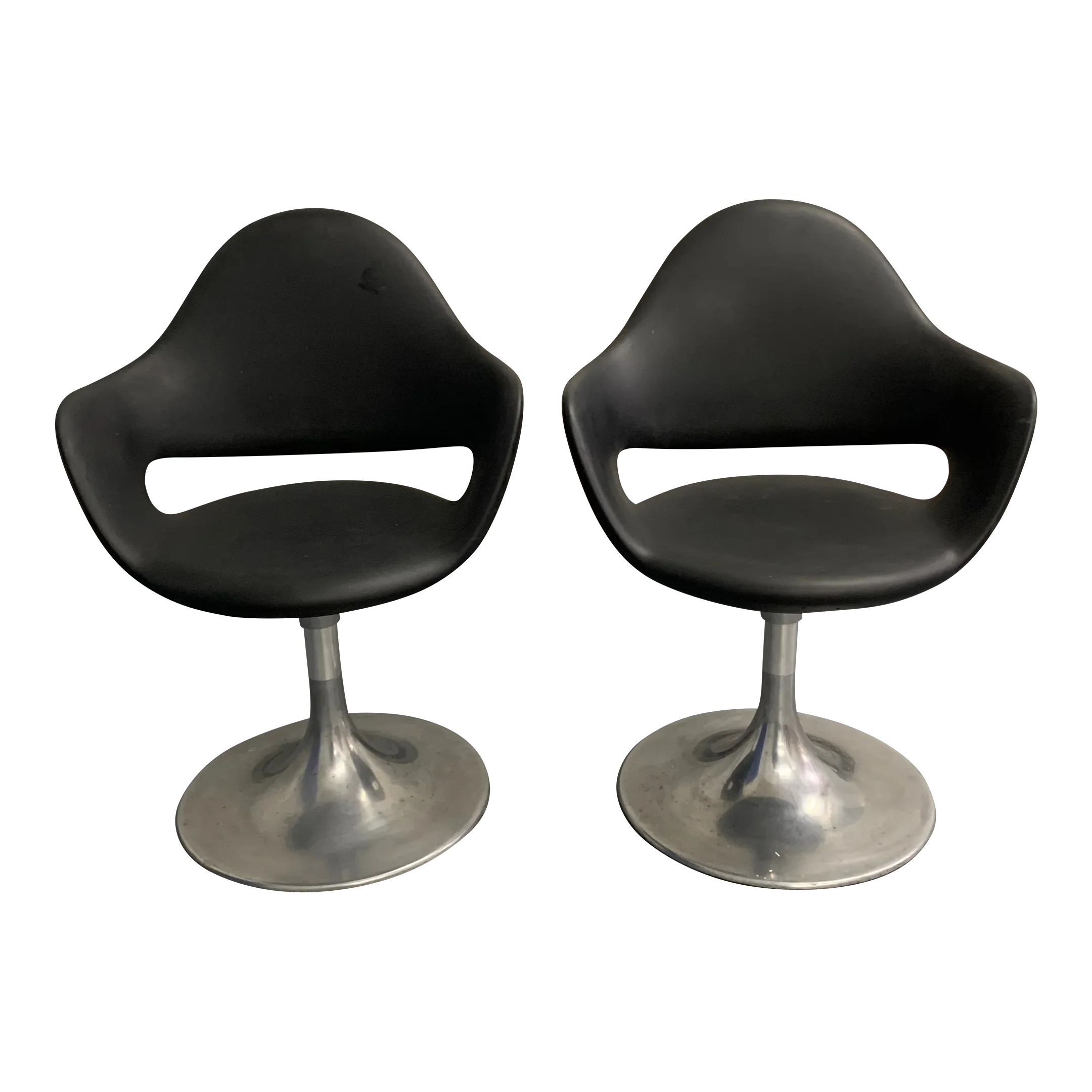 Vintage Italian Tulip Chairs Attributed to Fabio Di Bartolomei - a Pair ...