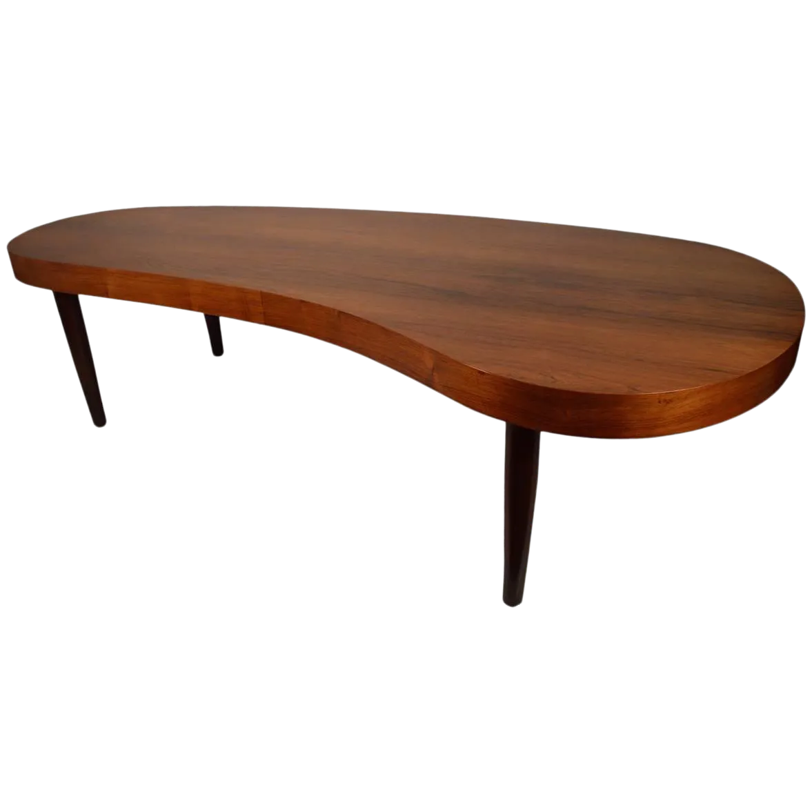 Extra Long Custom-Made Rosewood Coffee Table After Rohde | Chairish