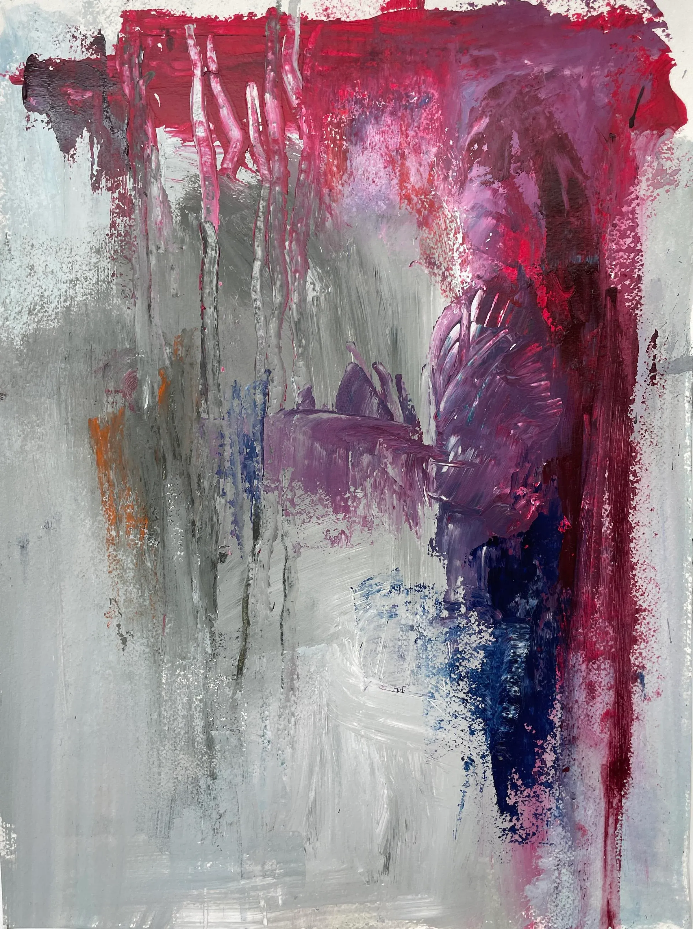 Color Study Untitled #4 Abstract Acrylic Painting by Stephanie Visser ...