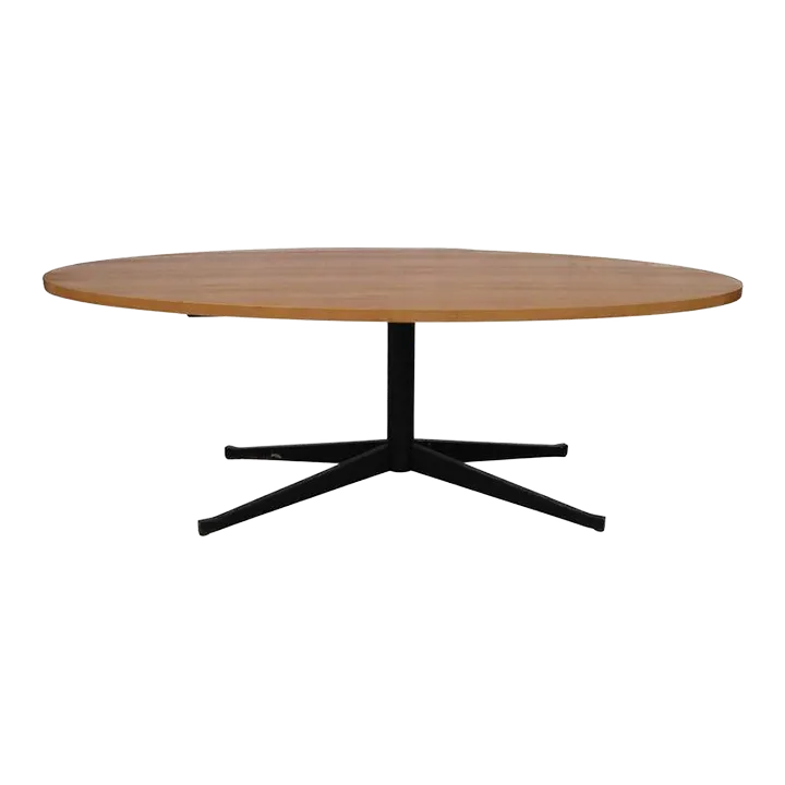 72" 1980s Maple Steelcase Dining Conference Table | Chairish