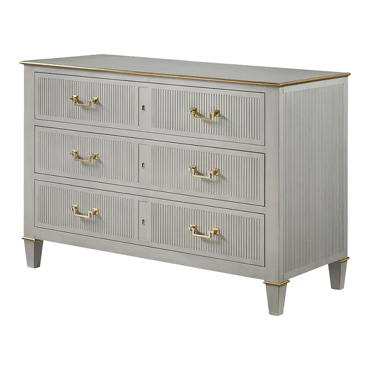 Dutch Transitional Painted Commode | Chairish
