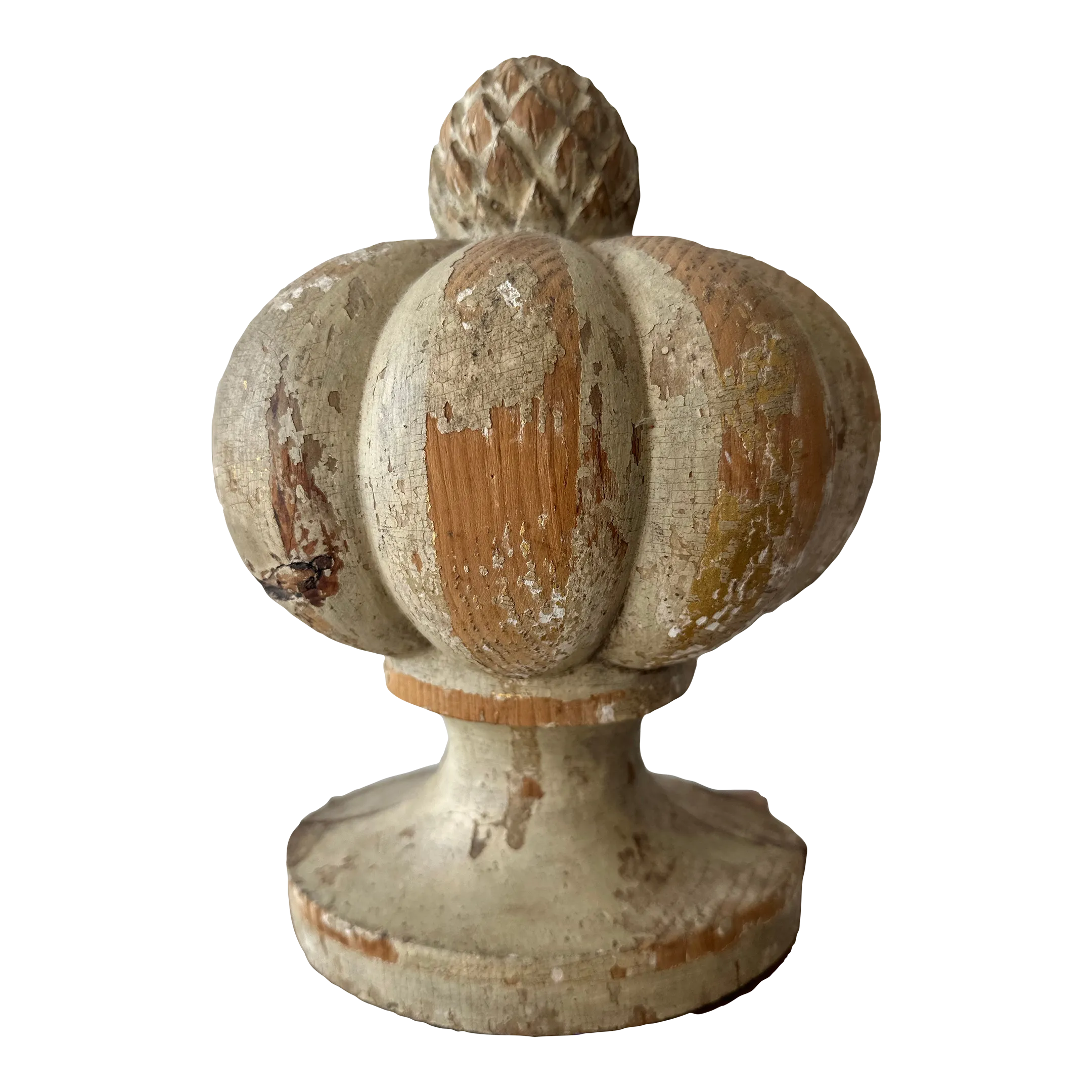 Late 18th Century Wooden Finial | Chairish