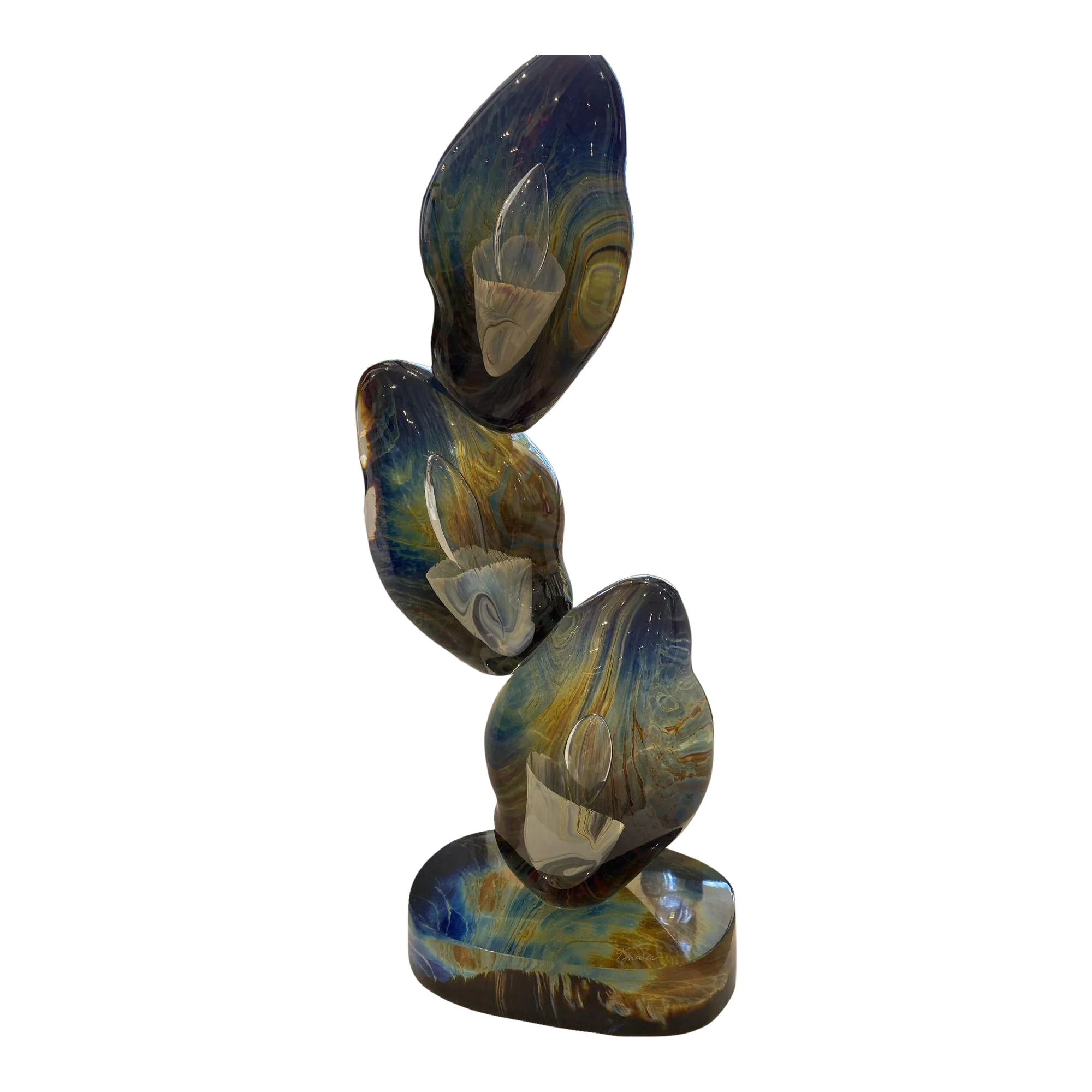 Contemporary Murano Glass Sculpture | Chairish