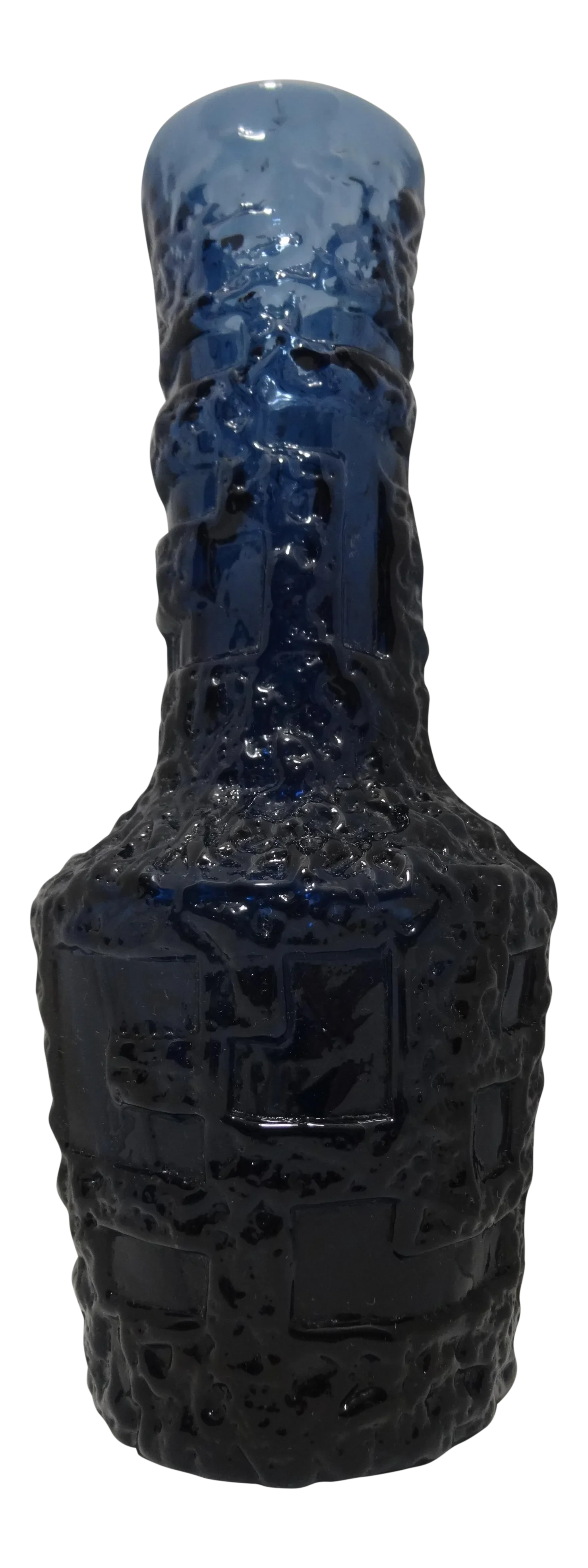 Gote Augustsson Blue Vase for Ruda glasbruk , Sweden | Chairish