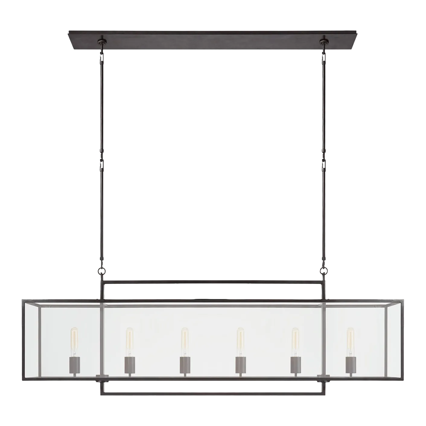 Ian K. Fowler for Visual Comfort Signature Halle Large Linear Pendant ...