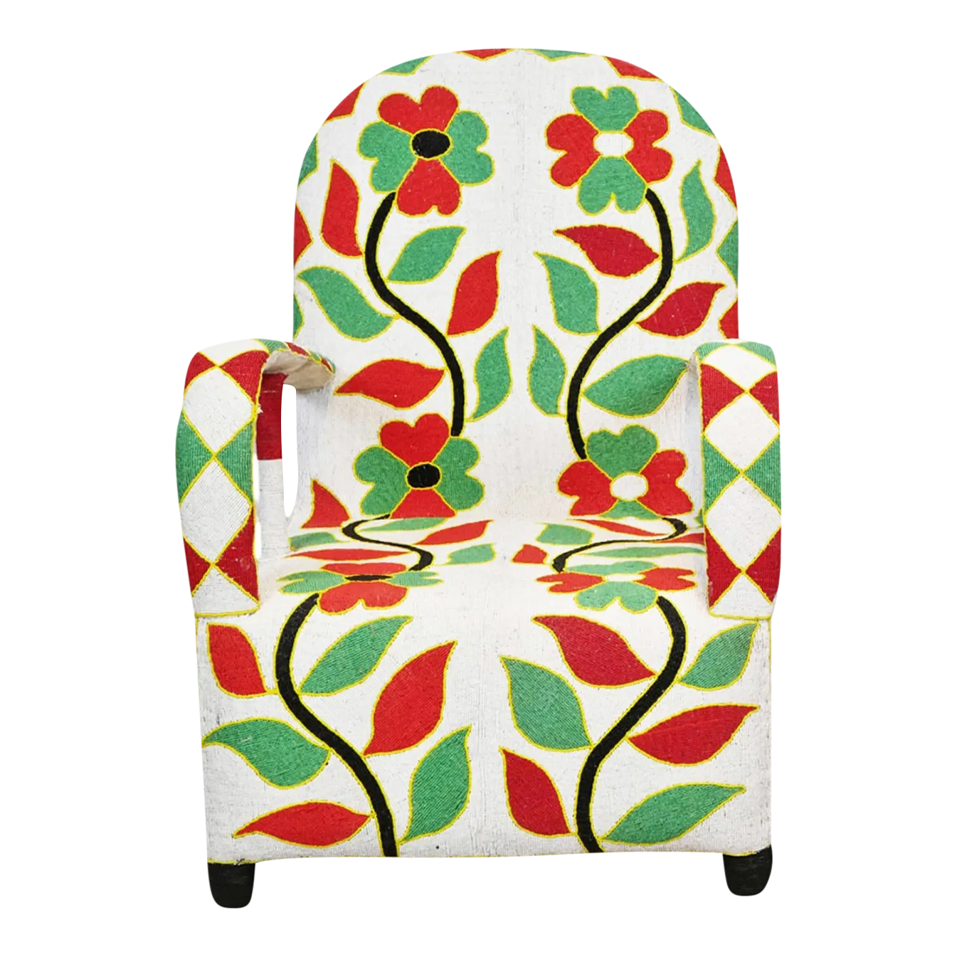 Yoruba Beaded Chair | Chairish