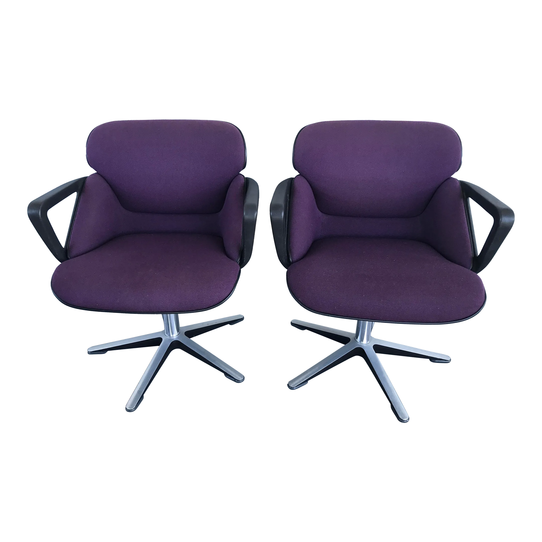 Pair of Hans Roericht for Wilkhahn Model 190 Side Chairs | Chairish
