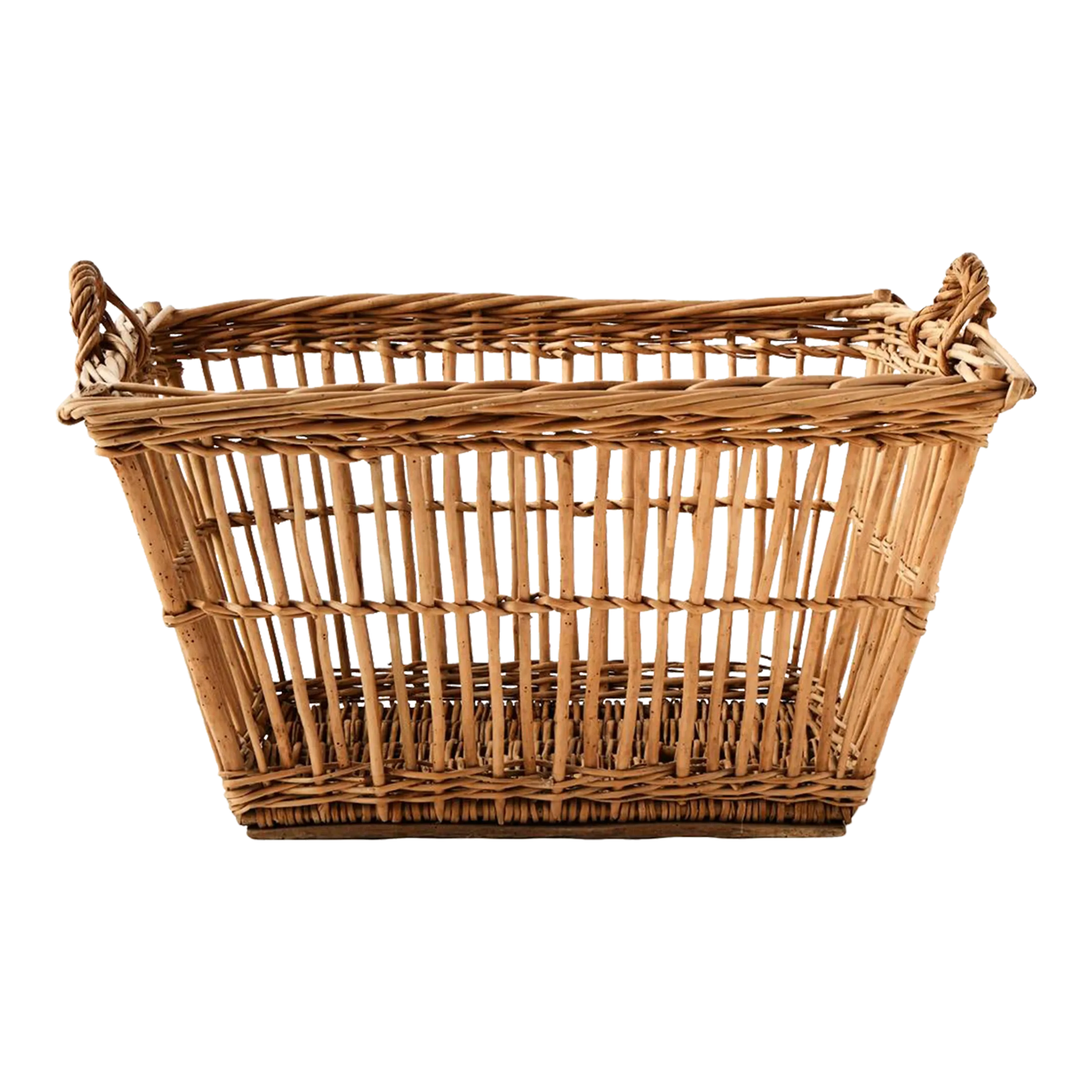 Early 20th Century Antique French Laundry Basket | Chairish