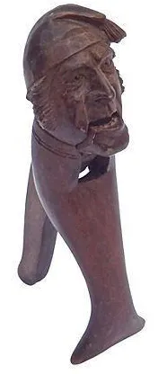 Antique Black Forest Carved Scrooge Nutcracker | Chairish