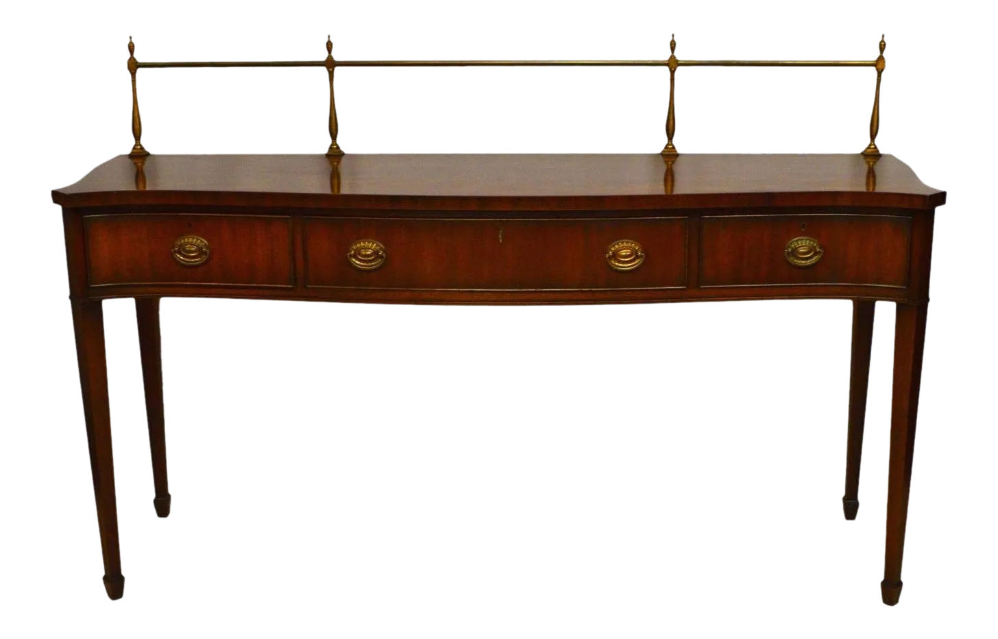 Kittinger Hepplewhite Mahogany Console Sideboard | Chairish