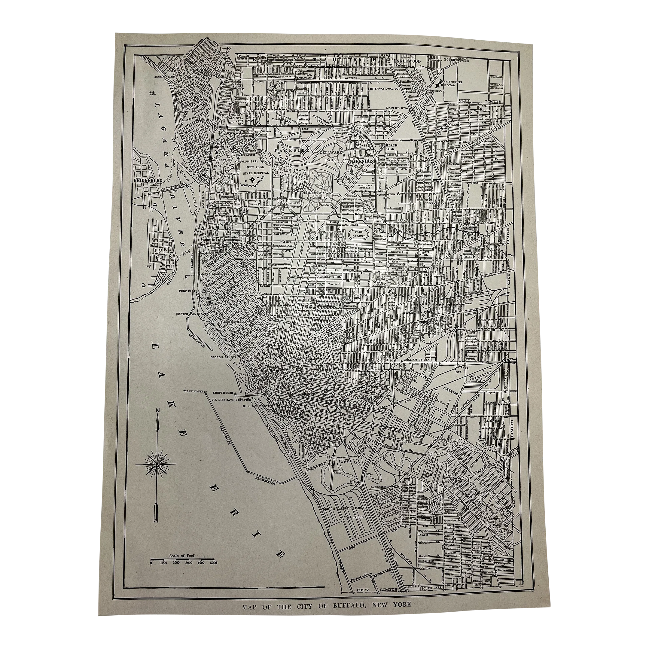 1920s Ny Map