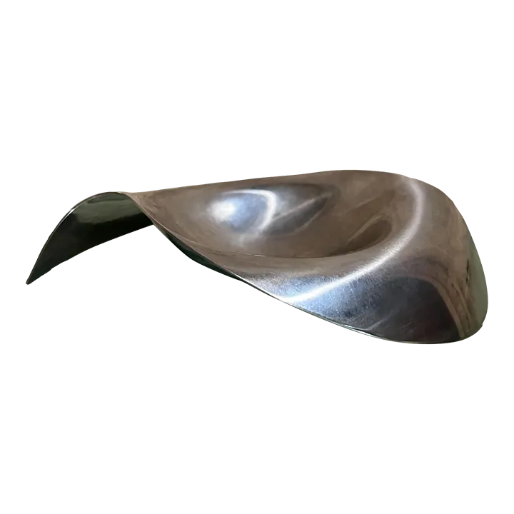 1993 Georg Jensen Denmark Sculptural Stainless Please Pass Me Dish ...