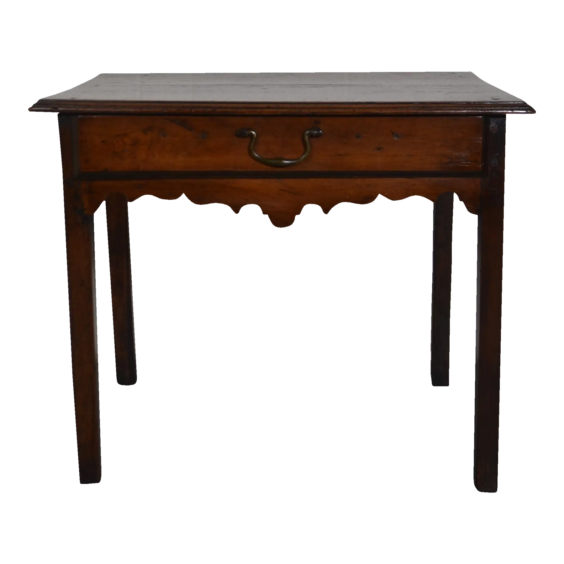 English Oak Side Table C.1800 | Chairish