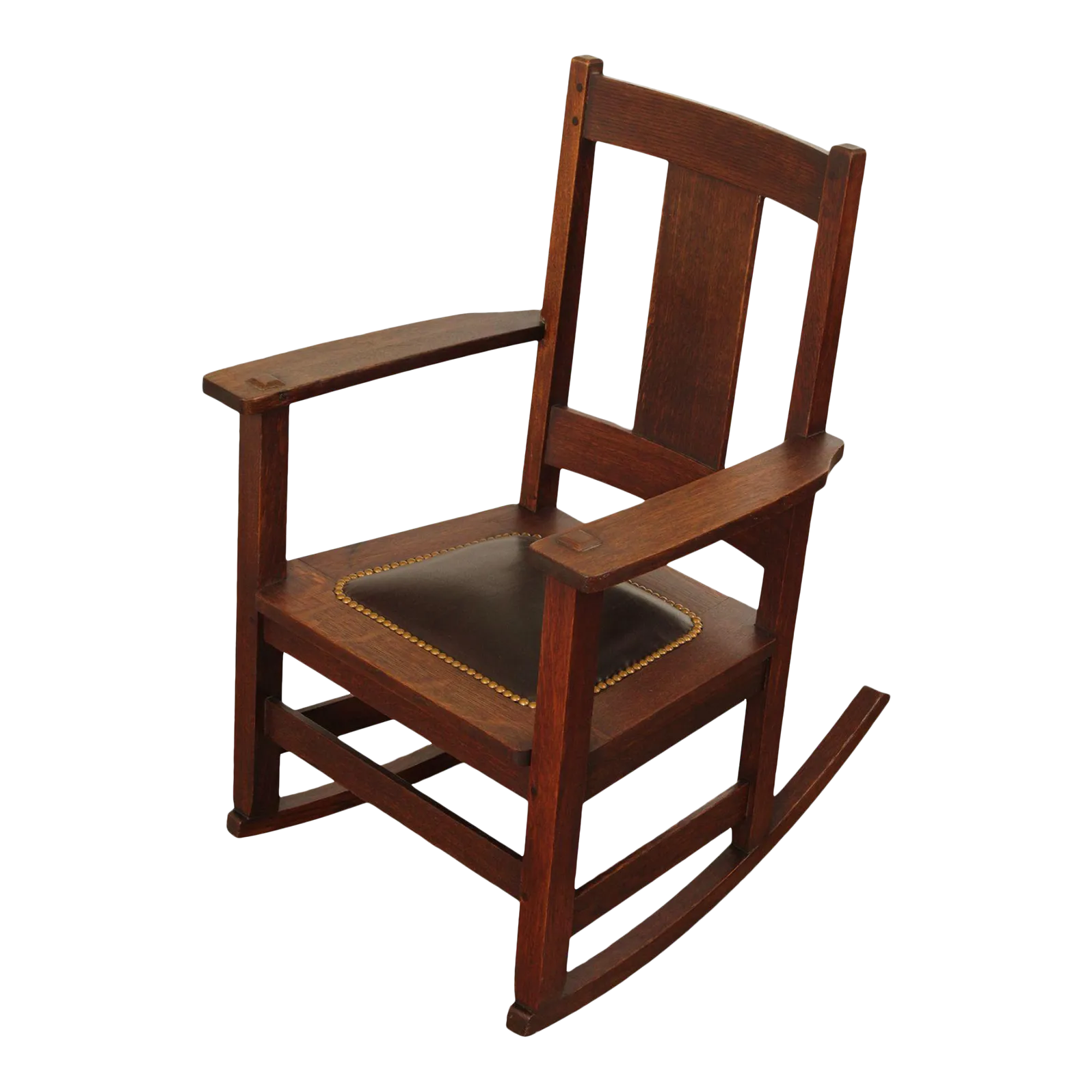 Antique Limbert Mission Oak Rocker | Chairish