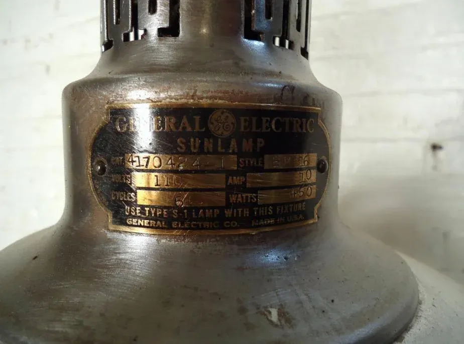 Vintage Industrial General Electric Vintage Industrial General Electric