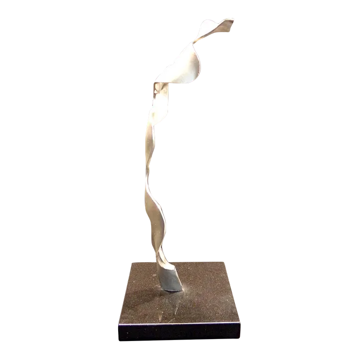 1990s "Landmarks" David Parvin Abstract Hand-Signed Bronze Sculpture ...