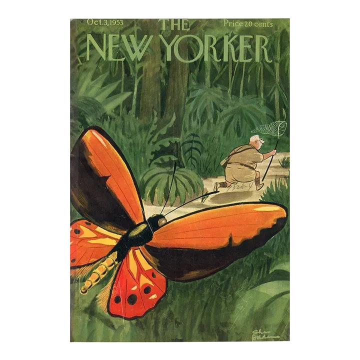 1953, New Yorker Magazine Cover, October 3 (Charles Addams), Original ...