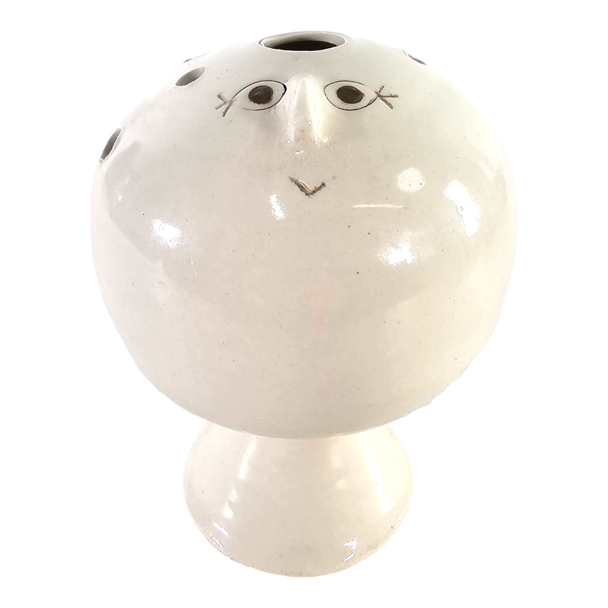 Studio Art Pottery Head Vase by Ann Testa | Chairish