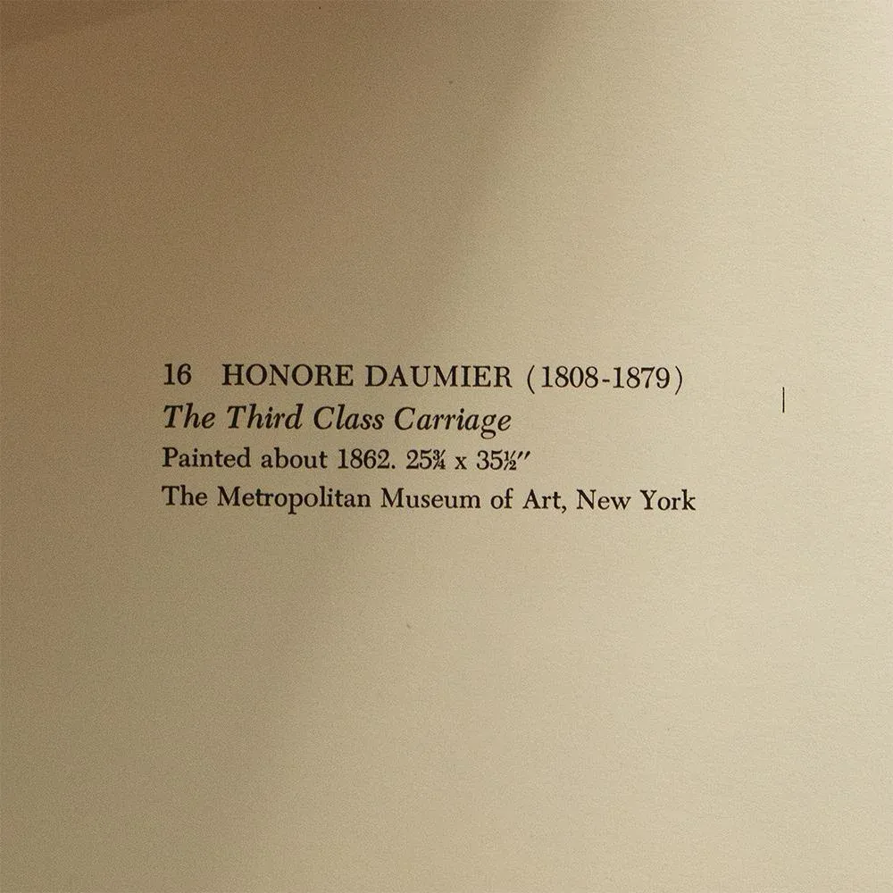 Daumier The Third Class Carriage