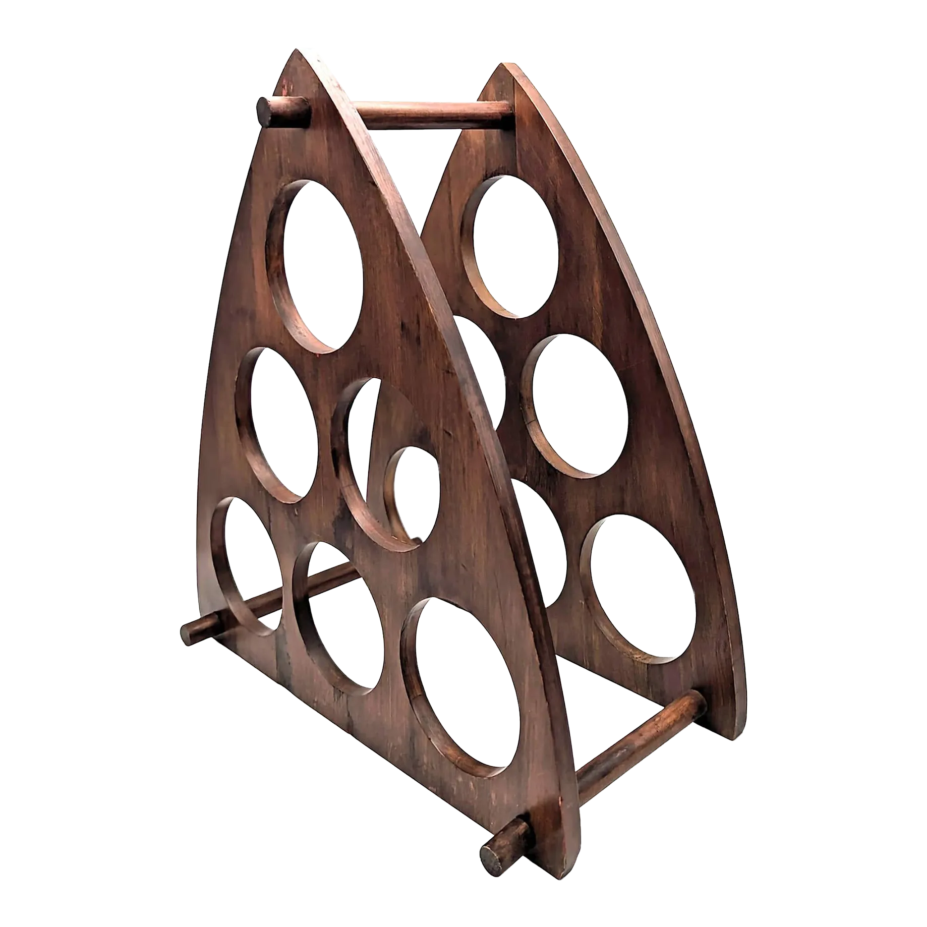 Mid 20th Century Wine Rack | Chairish